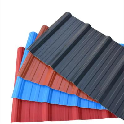 China Glossy / Matte PVC Ceiling Panel Coloured Corrugated Sheets For Commercial Residential And Agricultural for sale