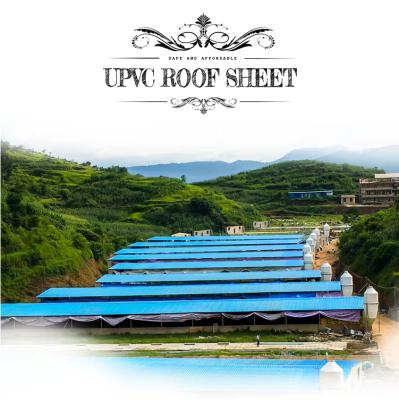 China Glossy / Matte / Textured PVC Roof Panel Architectural Heavy Duty Roof Sheets for sale
