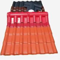 China Recyclable ASA Synthetic Resin Roof Tile Eco Friendly Red Colour Roofing Sheets Impact Resistant for sale