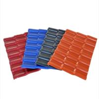 China Industrial / Residential ASA Synthetic Resin Tile High Strength Thermal Insulation Roof Tiles for sale