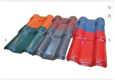 China Industrial / Residential ASA Synthetic Resin Tile High Strength Thermal Insulation Roof Tiles for sale