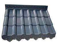 China Fire Retardant & Corrosion Resistant ASA Resin Roof Tile with 2.5mm/2.8mm/3.0mm Thickness for sale