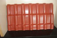 China Fire Retardant & Corrosion Resistant ASA Resin Roof Tile with 2.5mm/2.8mm/3.0mm Thickness for sale