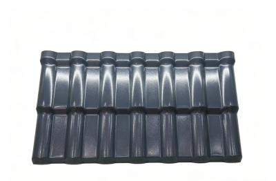 China Premium Fire Retardant Corrosion Resistant UV Coated ASA Resin Roof Tile for sale