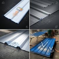 China Long Span Trapezoidal PVC Roof Sheet with Customizable Length and High Load Capacity for sale