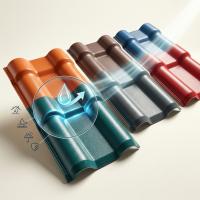 China Custom Color Matching ASA Synthetic Resin Tile with 150kg/sqm Load Bearing Capacity and 15 Years Warranty for sale