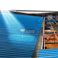 China Weather Resistant Fireproof PVC Roof Tile and Ceiling Panel with Customizable Sizes for sale