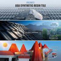 China UV Resistant Waterproof APVC Plastic Composite Wave Roof Tile with Customizable Colors for sale