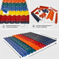 China UV Resistant Waterproof APVC Plastic Composite Wave Roof Tile with Customizable Colors for sale