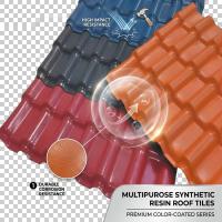 China UV Resistant Waterproof APVC Plastic Composite Wave Roof Tile with Customizable Colors for sale