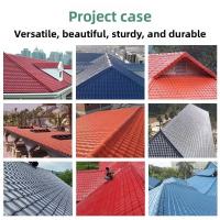 China ASA Synthetic Resin Roof Tile with Outstanding Durability & Stable Performance, Ideal for Large Roofing and Wall Cladding Works for sale