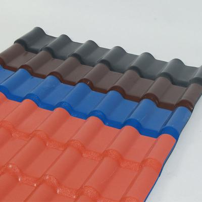 China Impact Resistant Waterproof ASA Synthetic Resin Roof Tiles in Color Steel Style for sale
