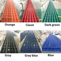 China Impact Resistant Waterproof ASA Synthetic Resin Roof Tiles in Color Steel Style for sale