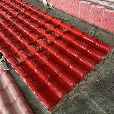 China Three Colors Optional Heat Resistant Waterproof ASA Synthetic Resin Roof Tiles for Residential Roofing for sale
