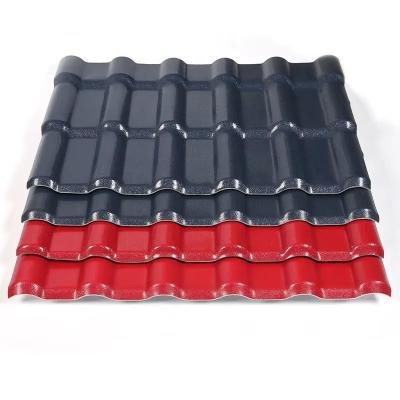 China Spanish Style UV Resistant Lightweight ASA Synthetic Resin Roof Tile for Global Market for sale