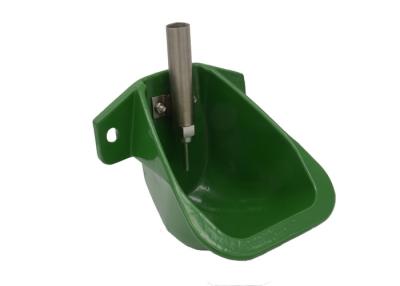 China cast iron drinking bowl for sheep, goat, green color, 304 stainless steel nipple drinker for sale