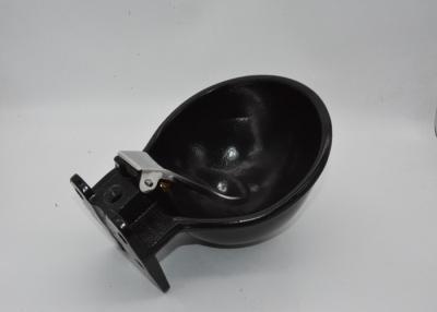 China Powder Coated Cattle Water Bowls Cast Iron SS304 Tongue 1.5L for sale