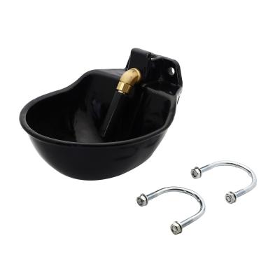 China 2.5L Tube Mounted Enamelled Livestock Drinking Bowls for sale