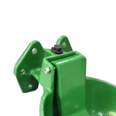China Cast Iron Cattle Water Drinking Bowl Tongue Water Shaped For Sheep Cow Horse for sale