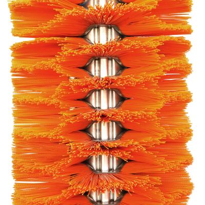 China Robust Galvanized Frame Livestock Scratching Brush Diameter 550mm for sale