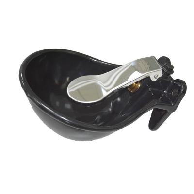China Wall -Mounted  Installation Easily Cast Iron Coated Powder Drinking Bowls for Dairy Farm Tj-1015 Shape Waterer for sale