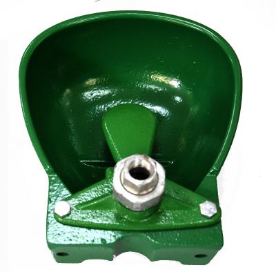China Durable TJ-106 Weight 5.09kg Water Capacity 2.5liter Cast Iron Green Drinking Bowls for sale