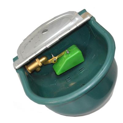 China Impact Resistant Plastic Float Water Bowl With Stainless Steel Covering for sale