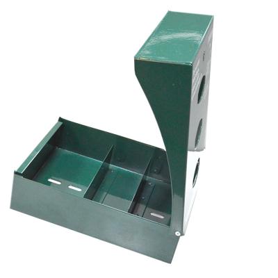 China Metal Plate Stainless Steel Box For Dairy Farms Poop Bags for sale