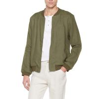 China 100% Linen Pilot Mens Flight Bomber Jacket Lightweight Multi Colored for sale