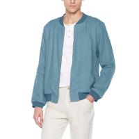 China 100% Linen Pilot Mens Flight Bomber Jacket Lightweight Multi Colored for sale