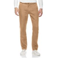 China Multicolor Mens Lightweight Summer Linen Trousers Breathable Straight Leg Dress Pants for sale