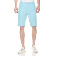 China Easy Care Breathable 48% Linen Black Viscose Shorts Men'S Flat Front Shorts for sale