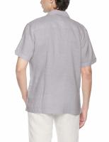 China 100% Ramie Guayabera Short Sleeve Mens Cuban Shirt Size Xs-Xxxl for sale