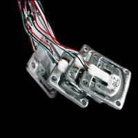 China Mini Load Cell 100kg Thin Flat Force Sensor With Through Hole For Body Scales Postal Scales Beer Machine Sensor for sale