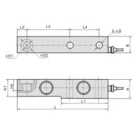 China 1000kg Load Weight Pressure Sensor Alloy Steel & Stainless Structure Bellows Hermetically Sealed By Laser for sale