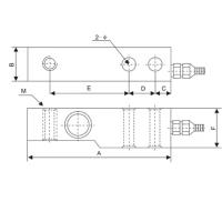 China 1000kg Load Weight Pressure Sensor Alloy Steel & Stainless Structure Bellows Hermetically Sealed By Laser for sale