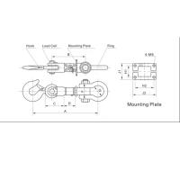 China 30 Ton Crane Scale Hook Load Cell with 700±5Ω Output Resistance and ±0.02%FS High Precision for Industrial Weighing for sale