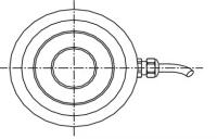 China Ring Type Compression Load Cell Compression Force Sensor Micro Load Cell Miniature Load Cell 100Kn for sale