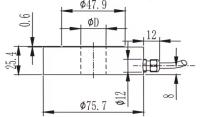 China Ring Type Compression Load Cell Compression Force Sensor Micro Load Cell Miniature Load Cell 100Kn for sale