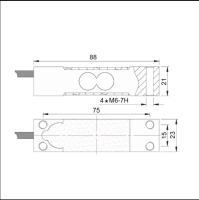 China Santwell 10kg 20kg 40kg 80kg Electronic Scale Aluminum Weight Load Cell for sale