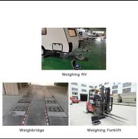 China Ruijia 10-20Ton Wireless Digital Portable Axle Vehicle Weighing Truck Scale with 0.1%-0.3% Accuracy and 30m Transmission Range for sale