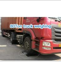 China Ruijia 10-20Ton Wireless Digital Portable Axle Vehicle Weighing Truck Scale with 0.1%-0.3% Accuracy and 30m Transmission Range for sale