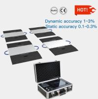 China Portable Truck Axle Weighbridge Pad with Strain Gauge - 10-25t Capacity, 0.3-5% Accuracy for Dynamic Load Cell Weighing for sale