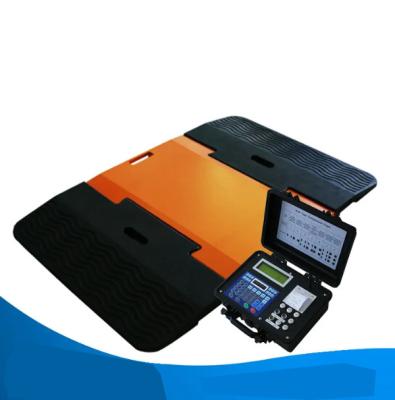 China Portable Axle Weighbridge Scale with ±2% In-Motion Accuracy and 40T Capacity - IP68 Waterproof Aluminum Construction for sale