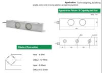 China Shear Beam Load Cell 3-6 Ton Capacity with IP67/IP68 Protection and ±0.02% Accuracy for Industrial Weighing for sale