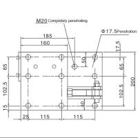 China CMA-(M) Load Cell Mounting Module Sensor Kit for Silo Weighing 10-40 Ton Capacity with IP67/IP68 Protection for sale