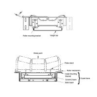 China Dynamic Belt Scale with Parallelogram Load Cell - 500-2000mm Belt Width, 12,000 t/h Capacity for Industrial Weighing for sale