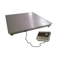 China Ruijia 1x1m 2000kg Industrial Floor Scale with Digital Weighing Indicator - Customizable Platform Sizes 1T-3T Capacity for sale
