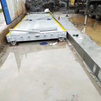 China Electronic Digital Truck Weighbridge 3×16m 100ton Capacity Steel Scale with LED/LCD Display and ISO Certifications for sale