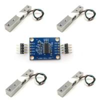 China RJ133 Miniature Force Sensor Load Cell 1kg-50kg Capacity with 0.05% Accuracy and HX711 Module for sale